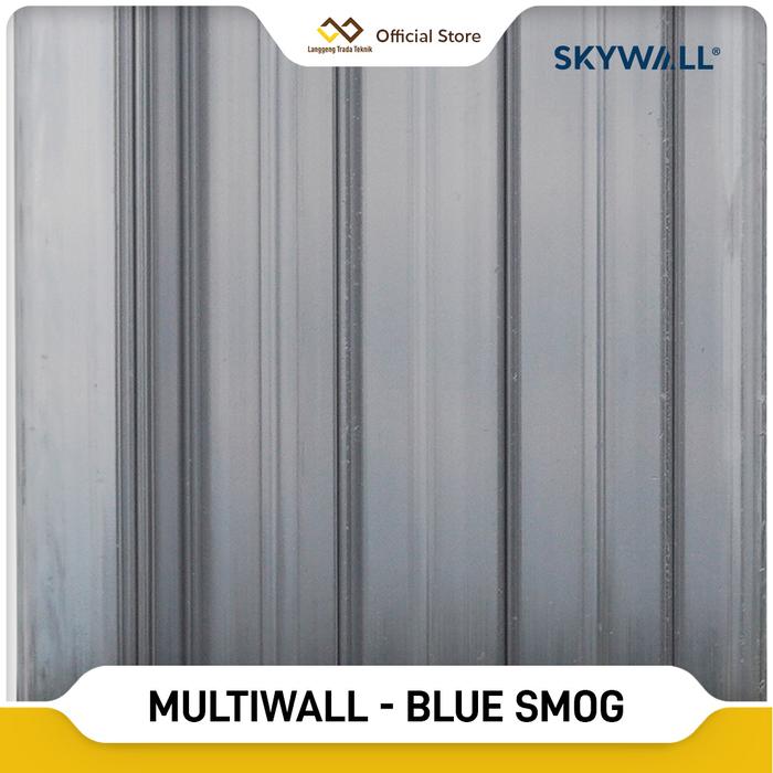 Jual Polycarbonate Skywall - Multiwall System - Blue Smog, 5-wall ...