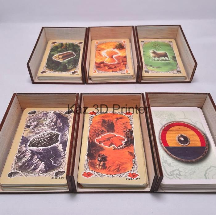 Jual Tray Deck The Settlers of Catan Resources Board Game Aksesoris ...