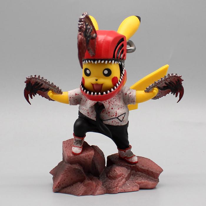 Jual Figure Chainsaw Man / Pokemon - Pikachu Cosplay Chainsaw Devil / Denji - Kota Tangerang ...