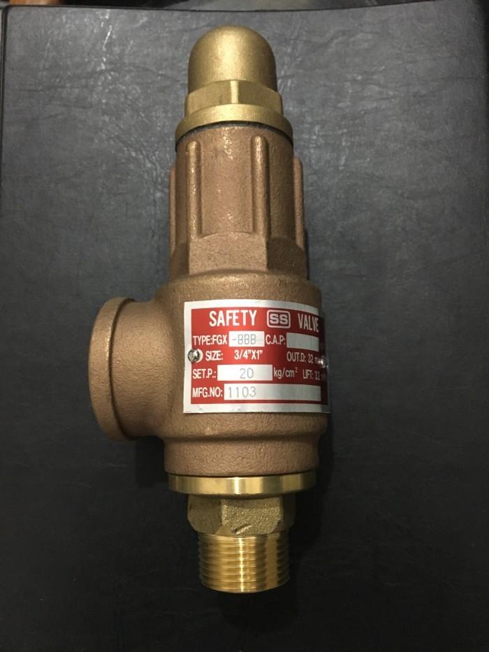 Jual SW Safety Valve 20K Drat 2" Kuningan - Brass Pressure Relief Valve ...