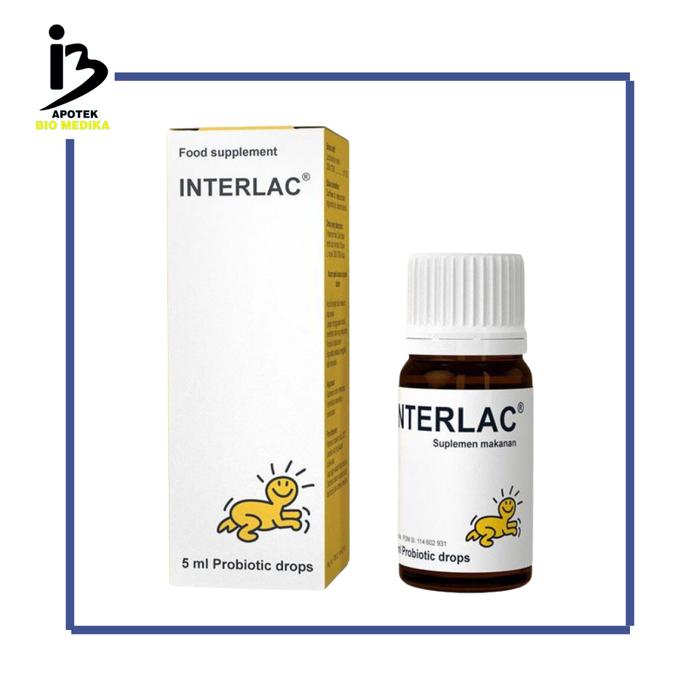 Jual interlac drops 5ml probiotik - Kab. Bandung - Apotek Bio Medika ...