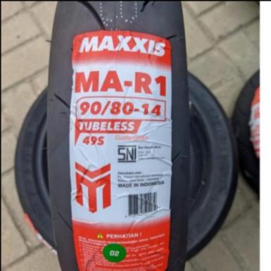 Jual Ban Maxxis Maxis 90/80-14 MA-R1 Tubless 49S Ban Luar Motor Matic ...