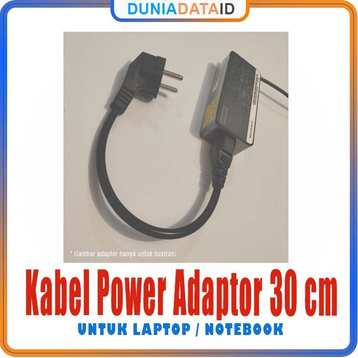 Jual Kabel Power Adaptor Laptop Pendek 30 Cm 50 Cm - Ringkas & Ringan ...
