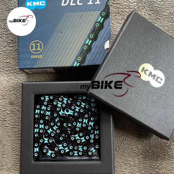 Jual KMC X11SL DLC Chain - BLACK CELESTE - Rantai Sepeda Road Bike MTB ...