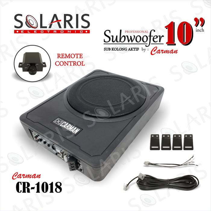 Jual Subwoofer Kolong 10 Inch Sub Kolong CARMAN CR-1018 Original - Jakarta Barat - Solaris ...