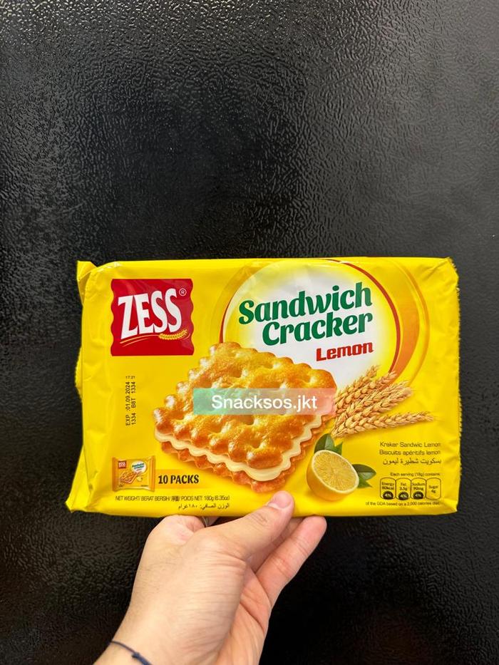 Jual ZESS SANDWICH CRACKER CHEESE / CHOCOLATE / LEMON - Jakarta Utara ...