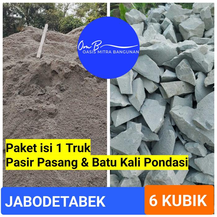 Jual Pasir Pasang Dan Batu Kali Pondasi 1 Truk 6 m3 Kubik Paket ...