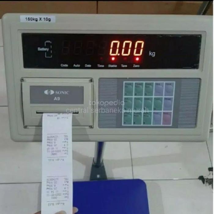 Jual indicator timbangan SONIC A9P + printer. indicator jembatan timbang - Jakarta Barat ...