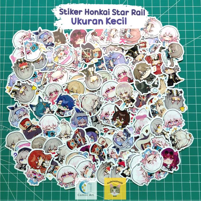 Jual Stiker Honkai Star Rail Chibi (vinly glossy) bervarian - Jakarta ...