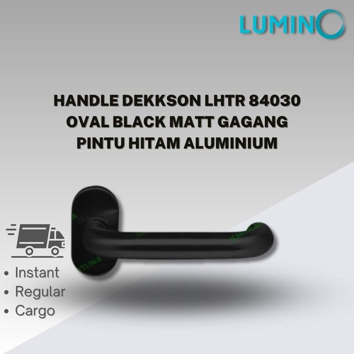 Jual Handle Pintu Dekkson lhtr 84030 Oval Matt Black Gagang Pintu Aluminium - Kota Bandung ...