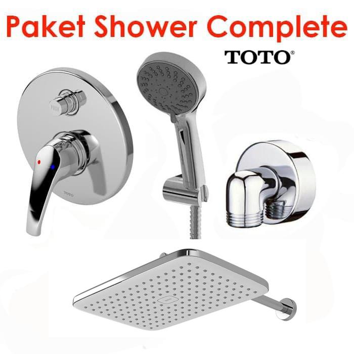 Jual Toto shower complete set Kran tanam - Wall shower - hand shower ...