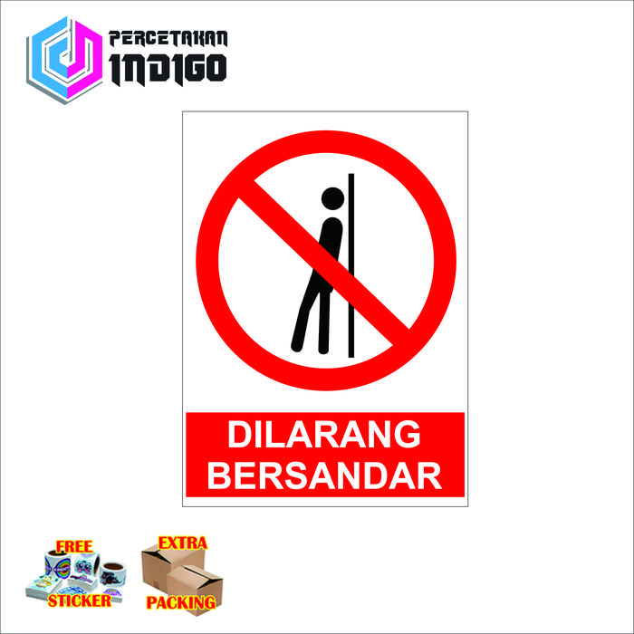 Jual plat alumunium rambu rambu dilarang bersandar - Kab. Bekasi ...
