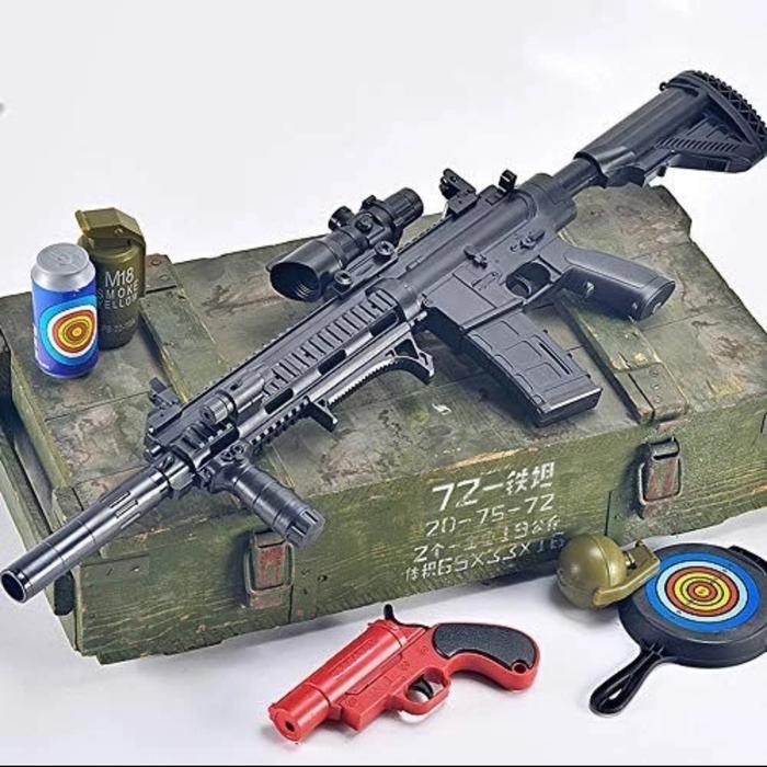 Jual Tembakan Mainan Water Gel Blaster M416 Elektric Versi Kids Toy Di ...