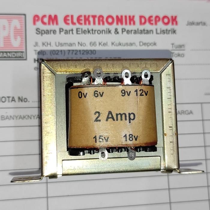 Jual Travo 2A Non CT C.T Trapo Tronic NoL TRAFO 2 Ampere Transformer ...