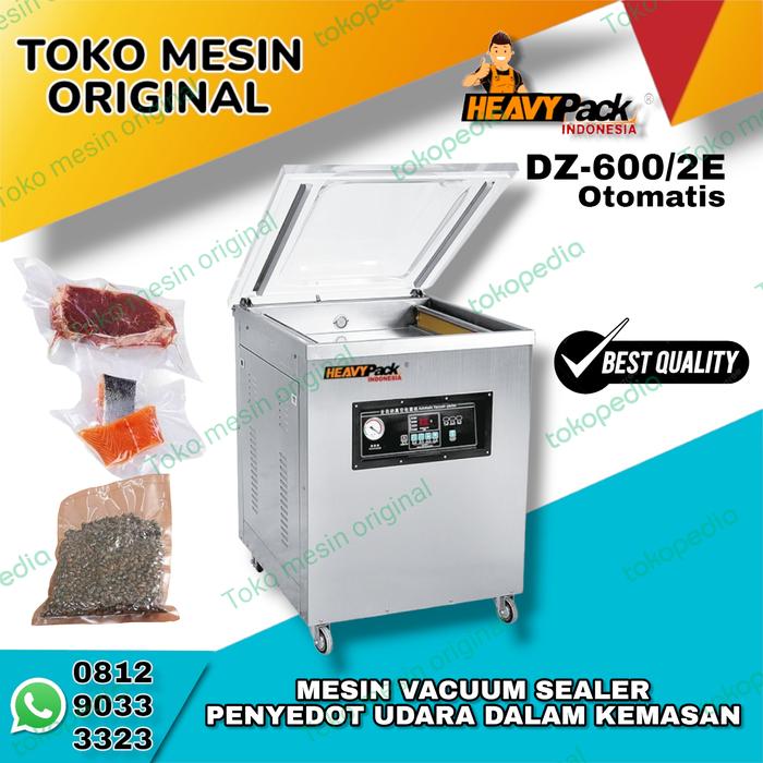 Jual Vacuum Sealer DZ-600/2E Mesin Kemasan Hampa/Kedap Udara HEAVYPACK ...