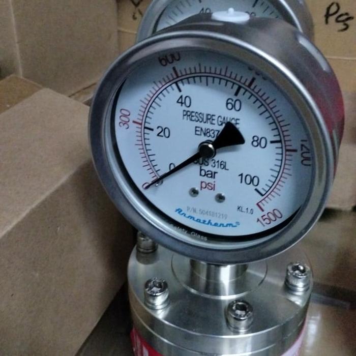 Jual diapram seal pressure gauge model drat.mrk Armatherm - Jakarta Pusat - aneka instruments ...