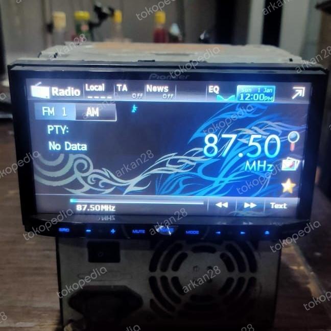 Jual headunit double din pioneer avh 3450 dvd head unit tape audio ...