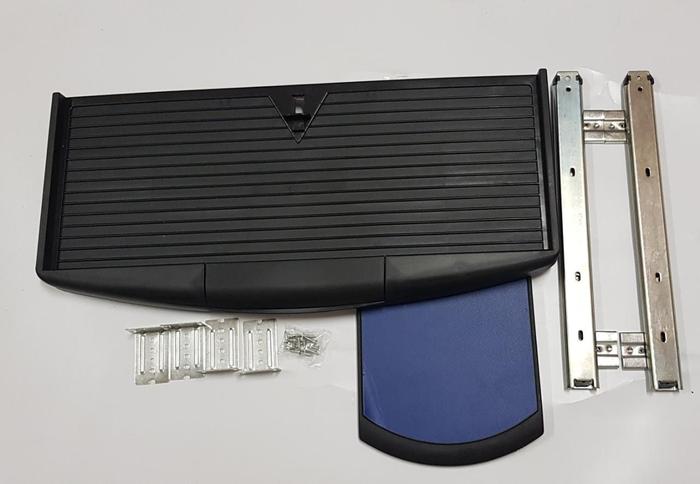 Jual Rak Tray Rel Laci Tempat Tatakan Keyboard + Mouse Meja Komputer ...