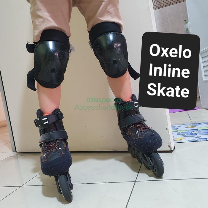 Promo Roller Skate Inline sepatu roda Decathlon FULL SET helm knee pad ...