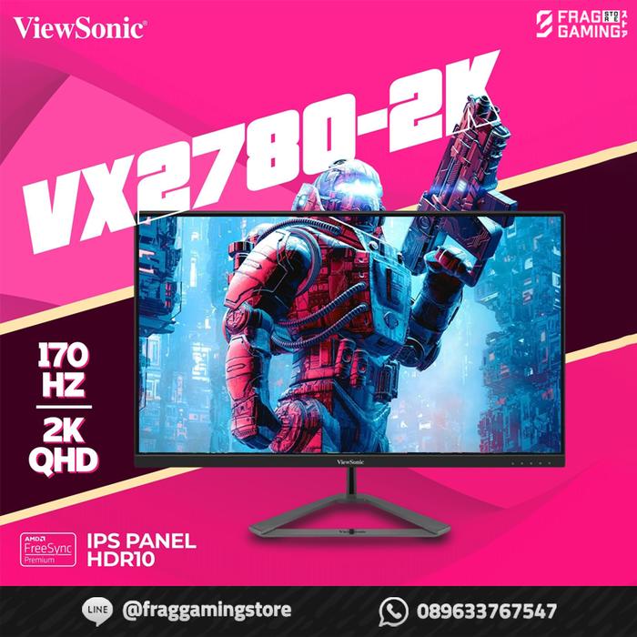 Jual ViewSonic VX2780 2K VX2780-2K 27 inch 2K 170Hz 1ms IPS Gaming ...