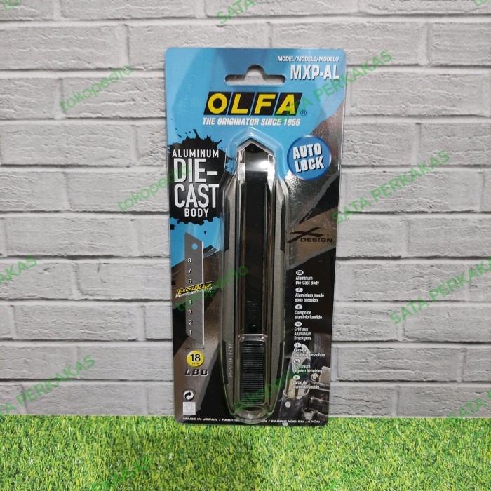 Jual Pisau Blade Cuter Knife 18mm Snap-Off blade cutter MXP-AL OLFA JAPAN - Jakarta Barat - SATA ...