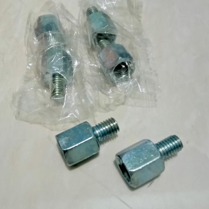 Jual Baut mur sambungan peninggi kaca spion motor Suzuki mur ukuran 12 ...