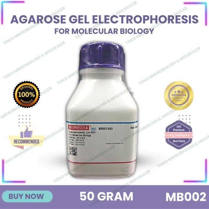 Jual Agarose Gel Electrophoresis, for Molecular Biology, 50 Gram - Kab ...