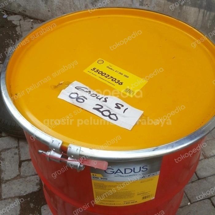 Jual Shell Gadus S1 OG 200 Drum Open gear Wire rope Grease gemuk Seling ...