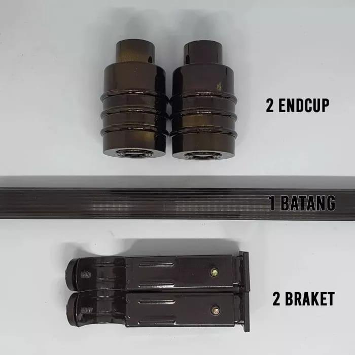 Jual Batang Besi Pipa Tiang Rolet Rel Gorden Polos Garis Tutup ...