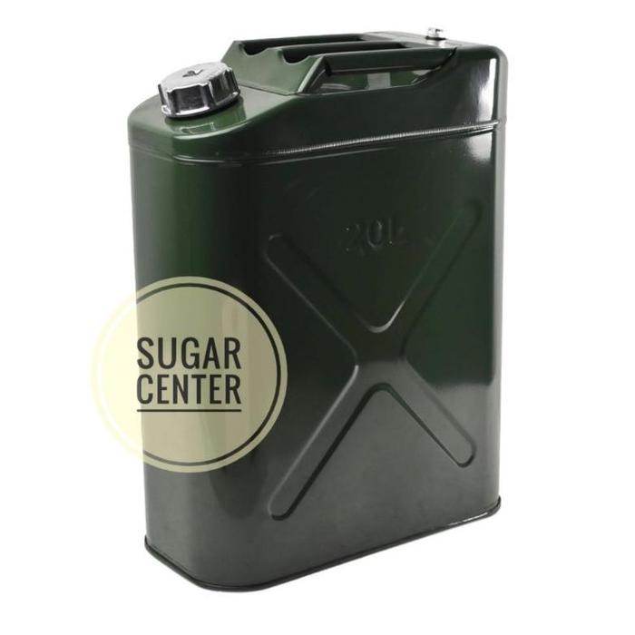 Jual Krisbow Jerigen Metal 20 Liter/Jerigen Bensin/Jerigen Solar ...