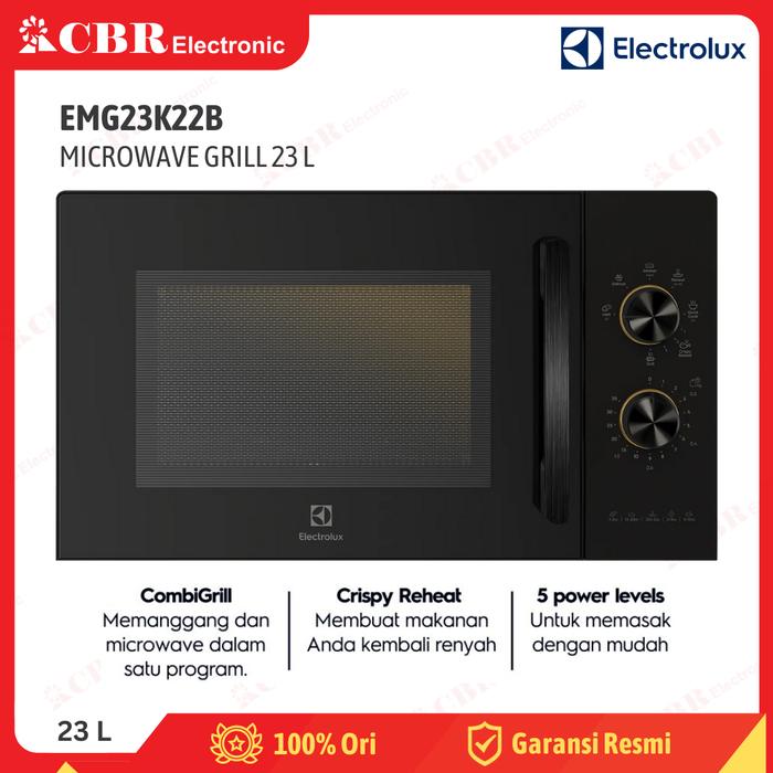 Jual Microwave FREESTANDING ELECTROLUX EMG23K22B (23L / Grill) - Kota ...