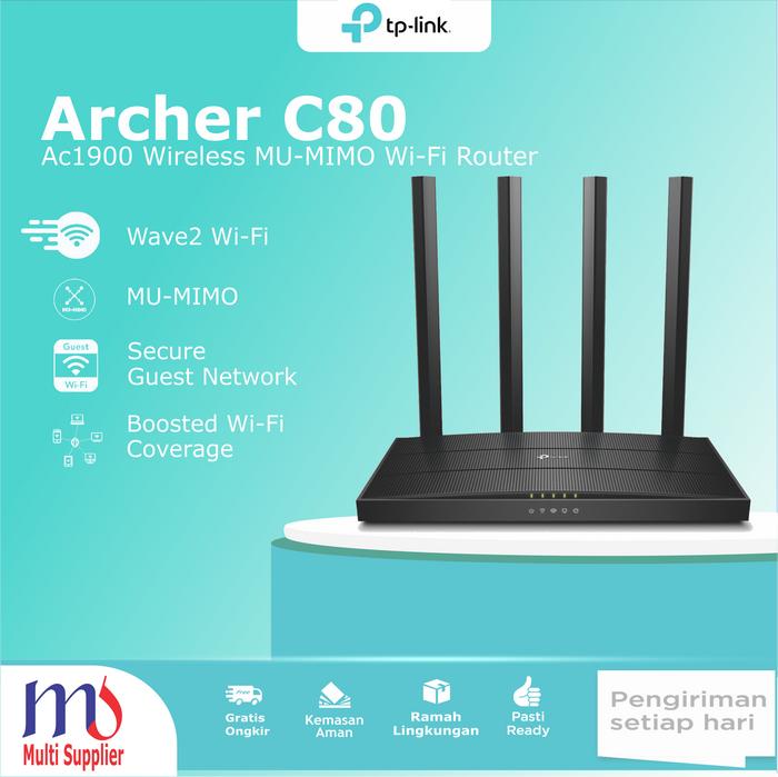 Jual Tp-link Archer C80 AC1900 Wireless MU-MIMO Wi-Fi Router - Jakarta ...
