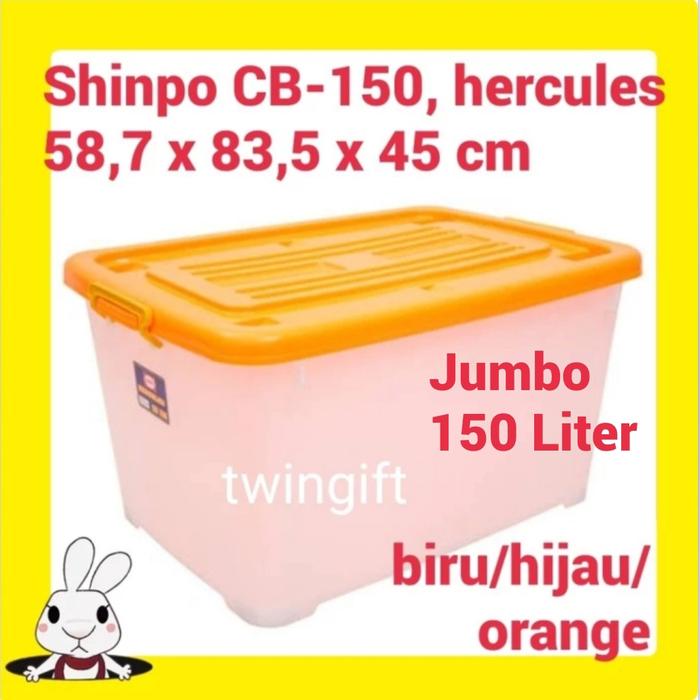 Jual Container/Kontainer Box Serbaguna 150 Liter, Shinpo, CB-150 ...