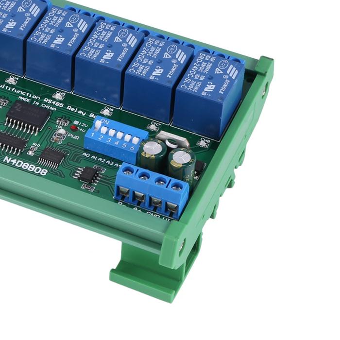 Jual Ks Dc 24V 8 Ch RS485 Relay Board bus RTU UART Remote Control ...
