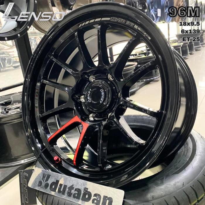Jual Velg Original R18 18x9.5" 6x139 ET 25 LENSO 96M Gloss Black Pajero Fortuner - VIA WA - Kota ...