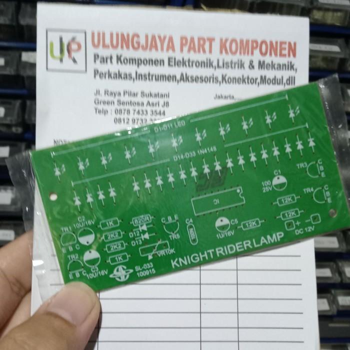 Jual PCB knight rider SL033 kit layout+komponen lengkap - Kab. Bekasi ...