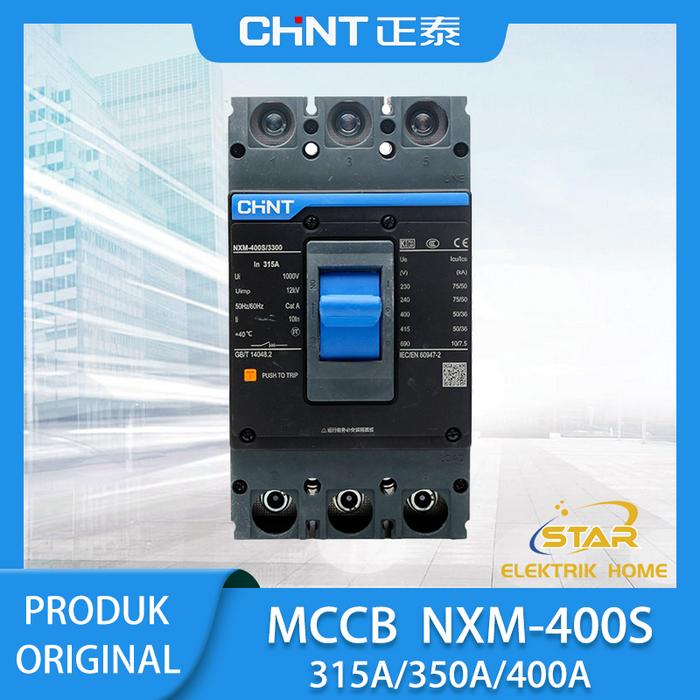 Jual MCCB Breaker CHINT NXM-400S/3300 3P 400S/4300B 4P 50kA 315A 350A 400A - Jakarta Barat ...