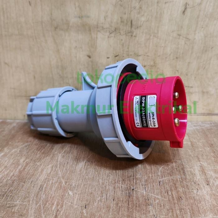 Jual Industrial Plug & Socket for Container 3P+E 4pin 32A IP67 ...