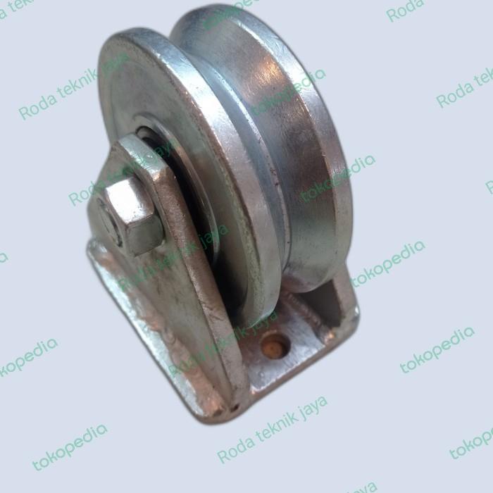 Jual Roda pintu pagar/gerbang V (siku) segitiga 4 inchi extra heavy ...