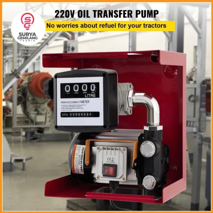 Jual Pompa Transfer BBM FlowMeter Digital Fuel Pump Dispenser Solar ...