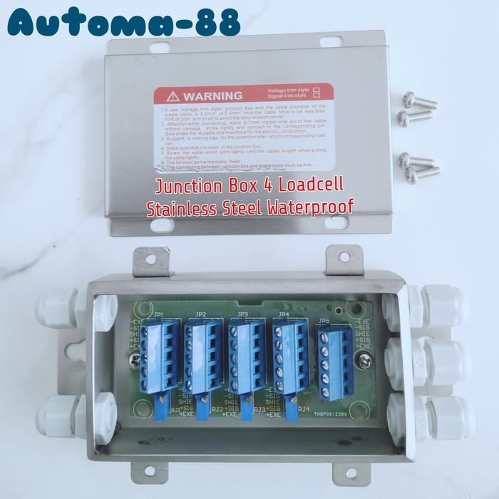 Jual Junction Box Loadcell Stainless 4 input sensor Load Cell ...