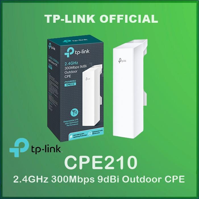 Promo Tp-Link CPE210 2.4GHz 300Mbps 9dBi Outdoor CPE CPE210 - Jakarta ...