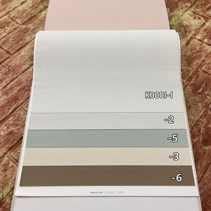Jual Wallpaper Dinding Korea Polos Tekstur Pasir Kasar Putih Coklat ...