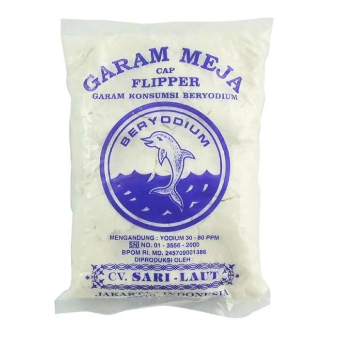 Jual GARAM MEJA Cap FLIPPER - SARI LAUT GARAM DAPUR BESAR 400 gr - Kota ...