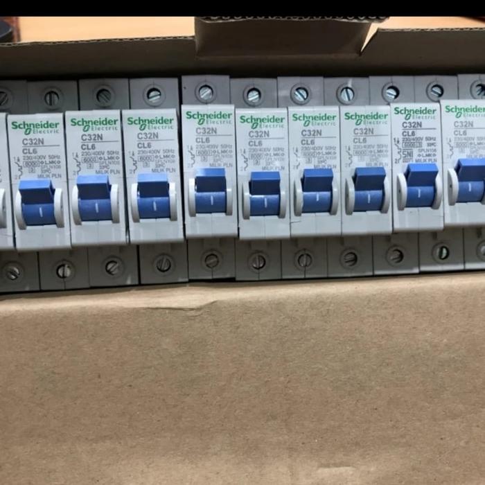 Jual MCB 6A SCHNEIDER BIRU PLN ORIGINAL - Kota Bandung - DutaSunElectric | Tokopedia