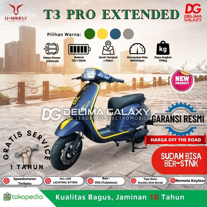 Jual MOTOR LISTRIK UWINFLY T3 PRO/GARANSI RESMI UWINFLY - Kota Bekasi ...