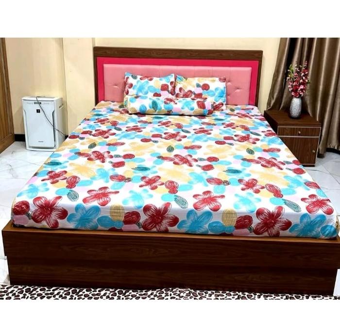 Jual Sprei Homemade 180x200 Motif Bunga Seprei Aesthetic King Size ...