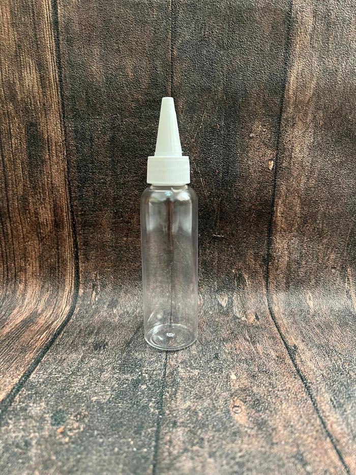 Jual Botol Clear 100ml Tutup Kerucut / 100 ml Clear Botol Tinta - Kota ...