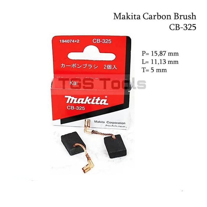 Jual Carbon Brush MAKITA CB 325 / Arang / Spul / Sepul / Bostel / Kul ...
