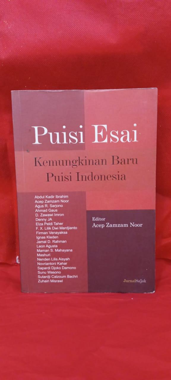 Jual BUKU PUISI ESAI KEMUNGKINAN BARU PUISI INDONESIA BY ACEP ZAMZAM ...